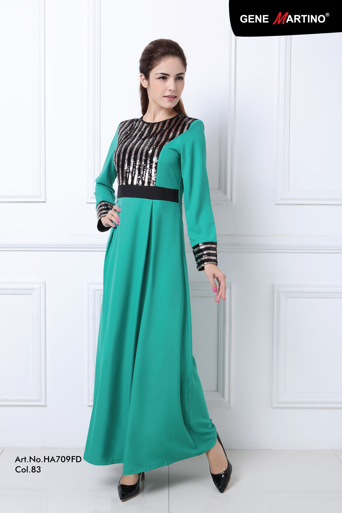 Jubah Modern HA709FD | Gene Martino Apparel Sdn. Bhd. - OneBuggy